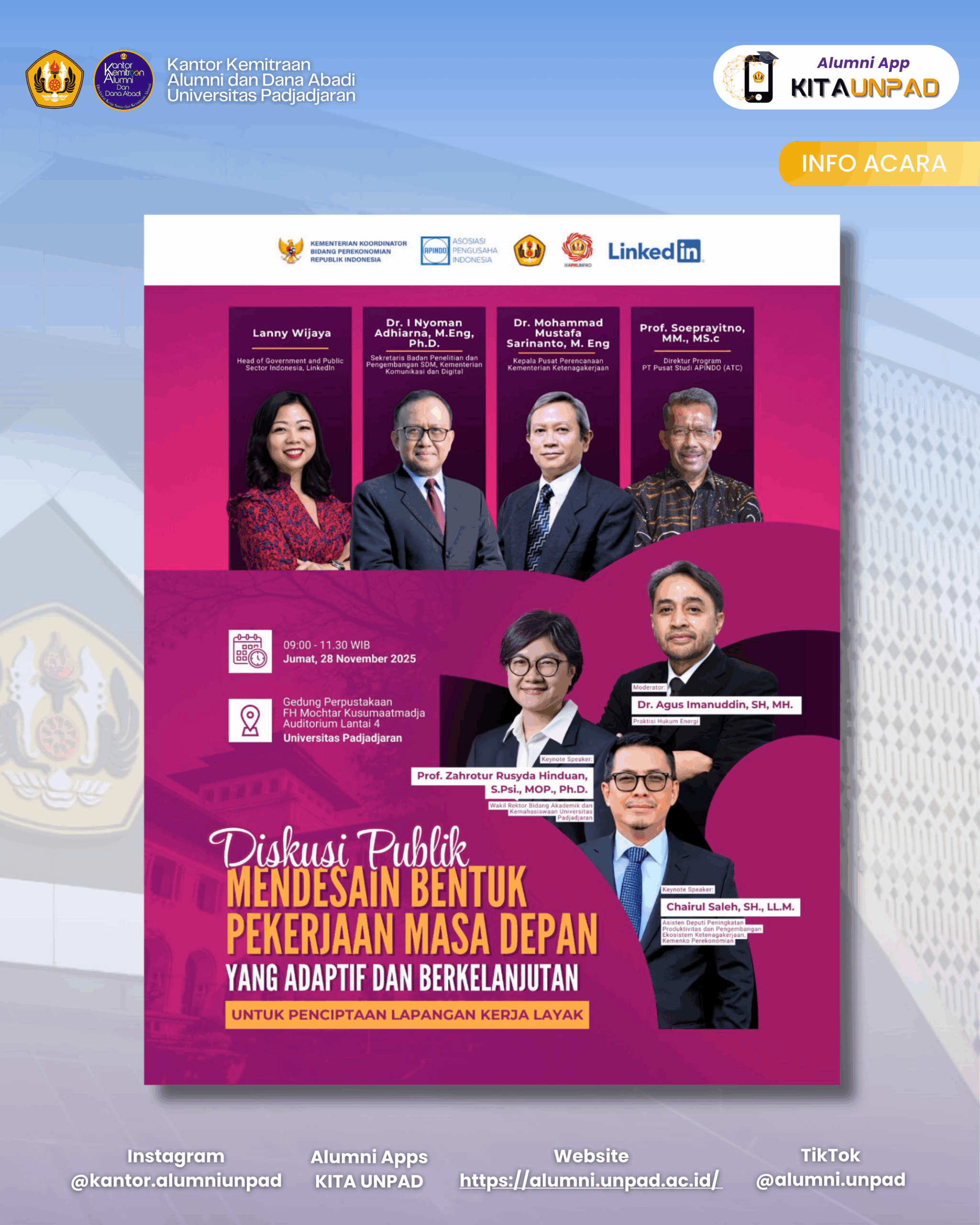 Diskusi Publik: Mendesain Bentuk Pekerjaan Masa Depan yang Adaptif dan ...